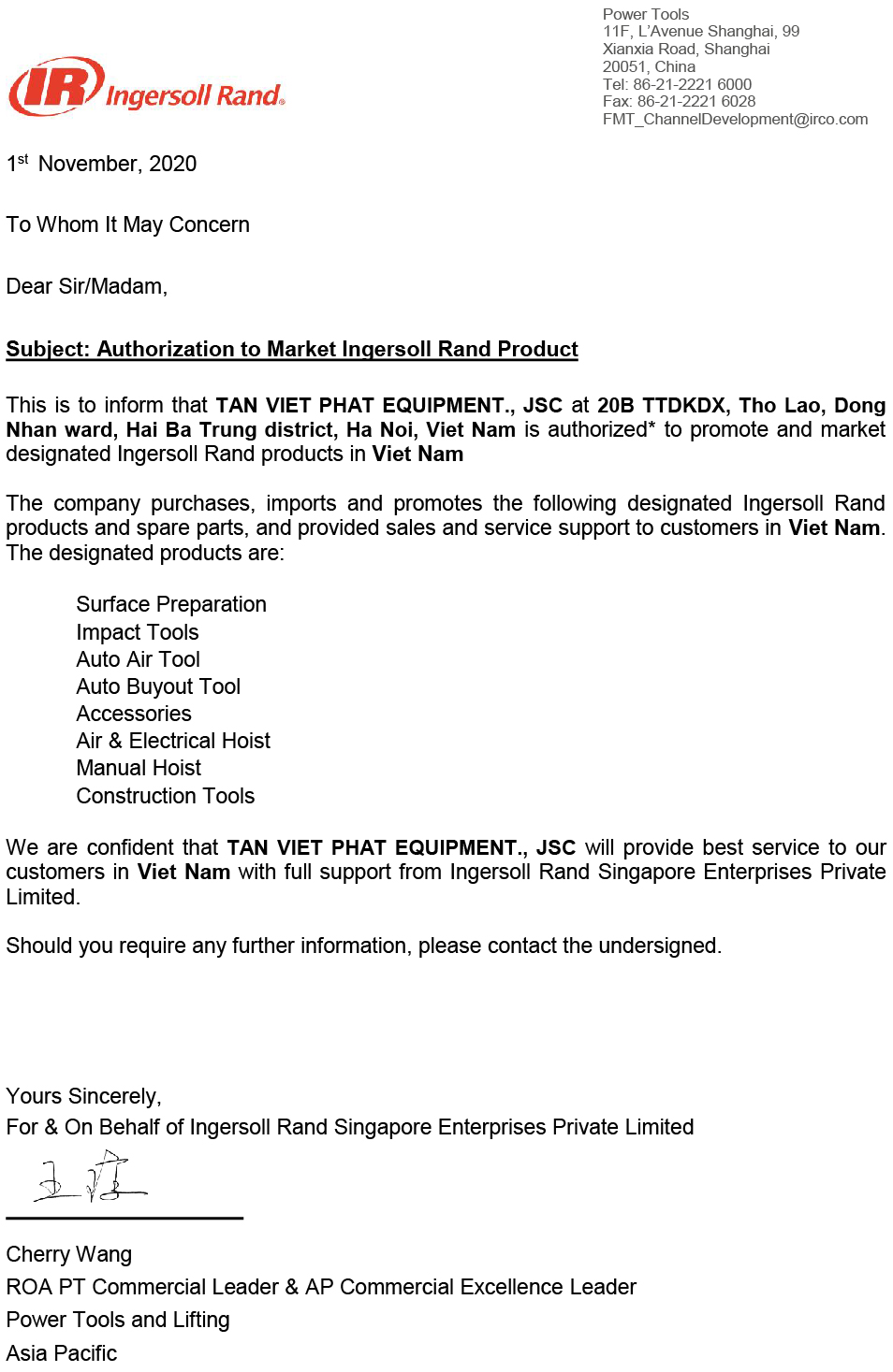 INGERSOLL RAND