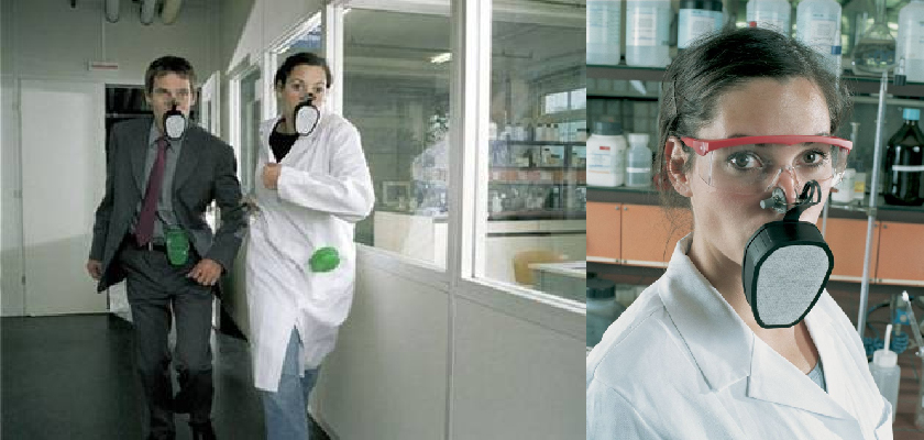 Mặt nạ nửa mặt MSA miniSCAPE hãng MSA Safety - Hoa Kỳ