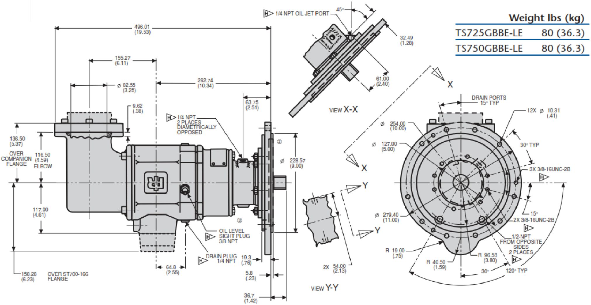 Bộ khởi động khí nén TS725 chính hãng